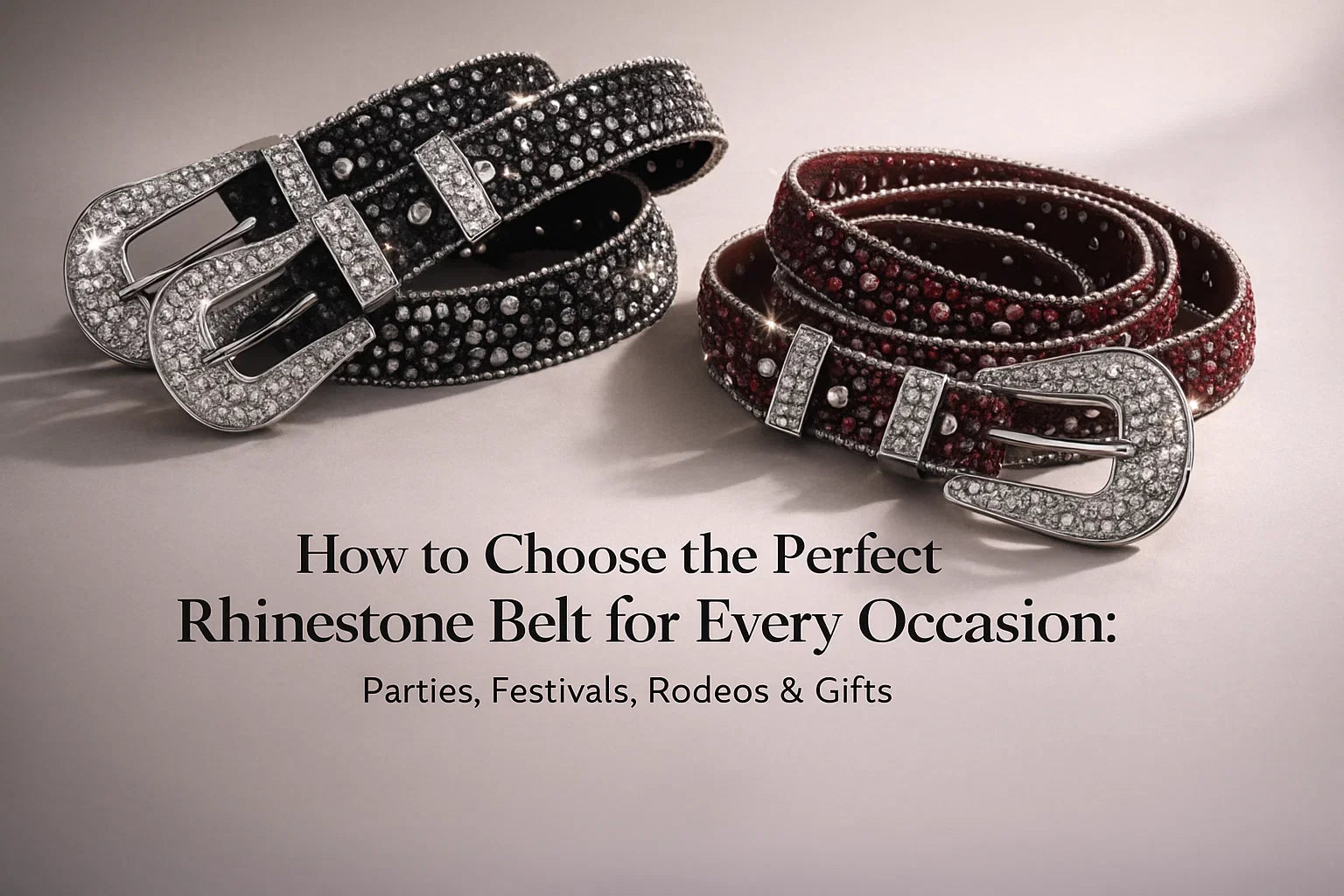 How to Choose the Perfect Rhinestone Belt for Every Occasion